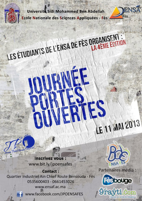 Journée Portes Ouvertes - Ecole Nationale des Sciences Appliquées (ENSA ...