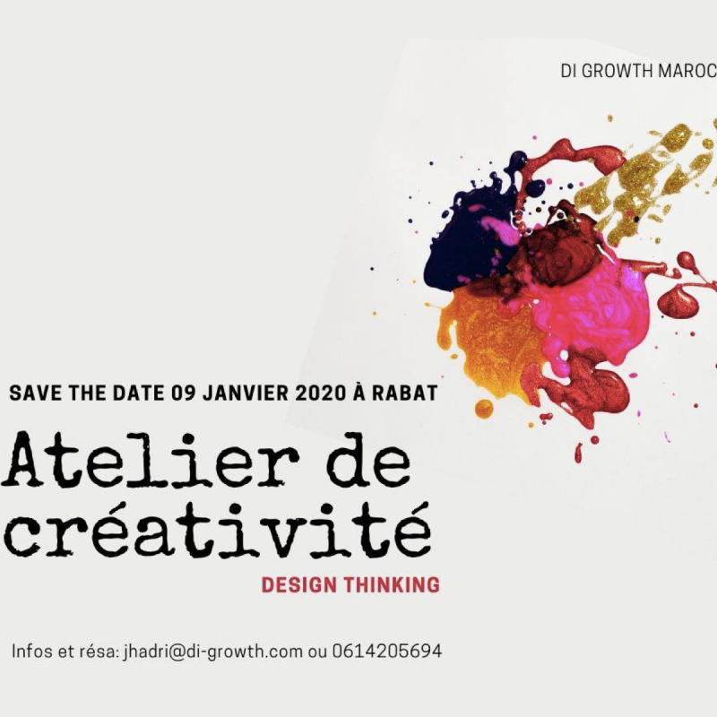 Atelier de Créativité Workshop de Design Thinking | Laformation.ma