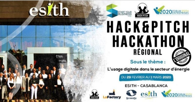 Hack&Pitch Hackathon – ESITH | Laformation.ma